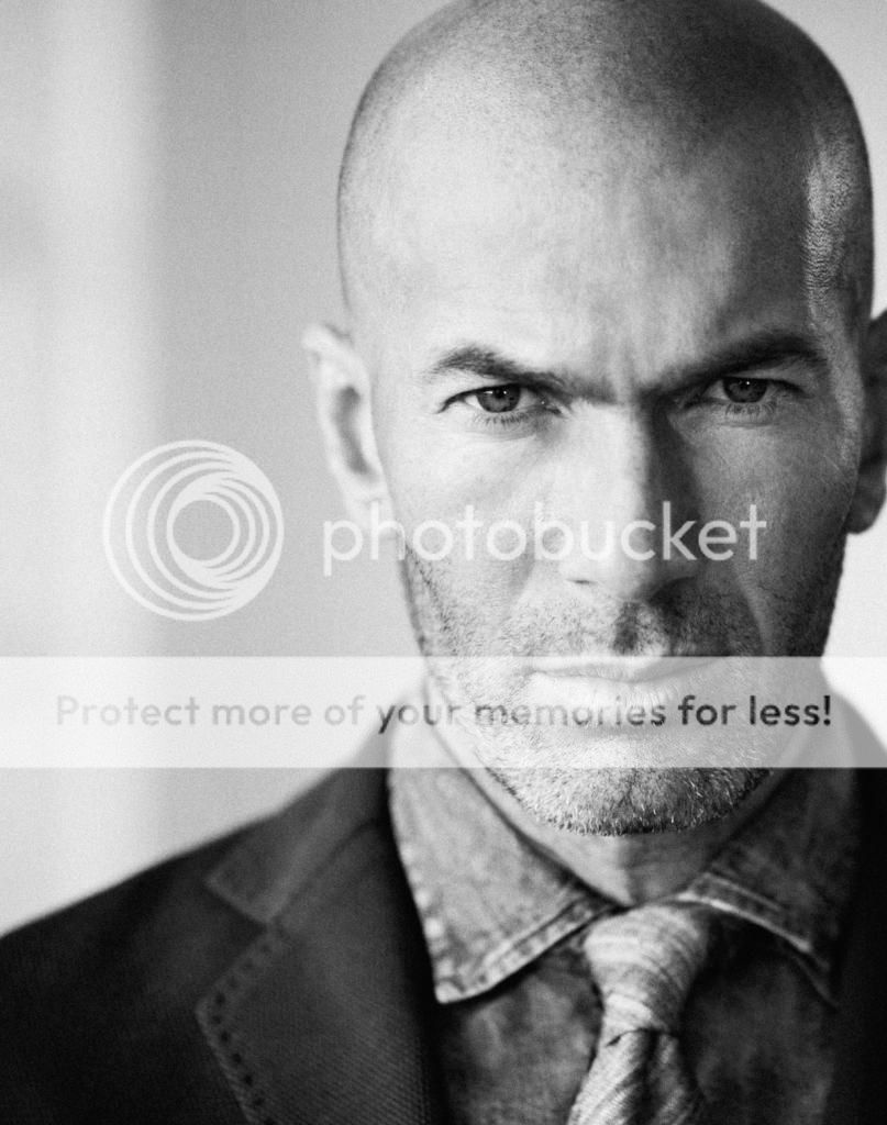 Zinedine Zidane at Vogue (and for Mango) | following Real Madrid...